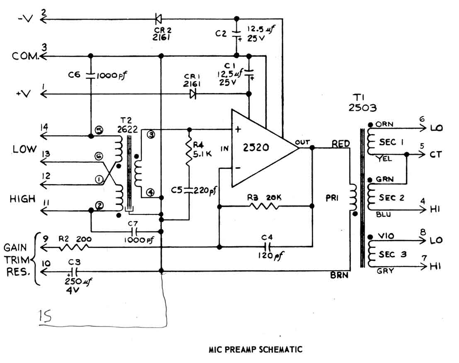 SOWTER TYPE 9820 TRANSFORMER
